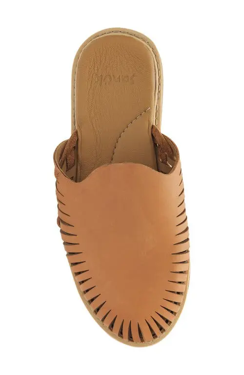 Sanuk You Got My Back Woven Leather Mule - Tan