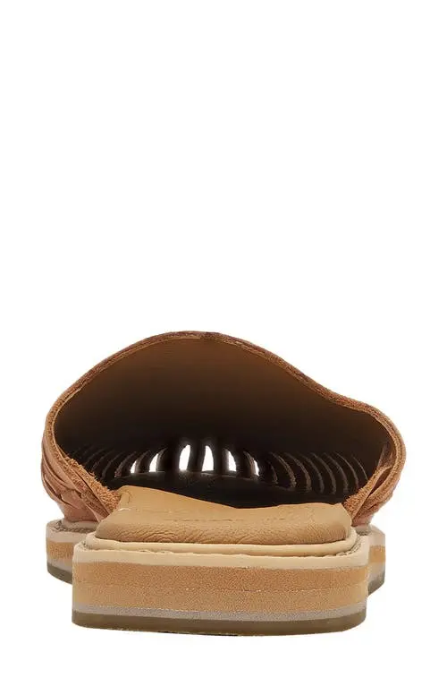 Sanuk You Got My Back Woven Leather Mule - Tan