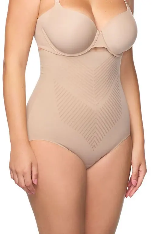 TC Shapewear Iconic Core High Waist Shaping Briefs - Stucco
