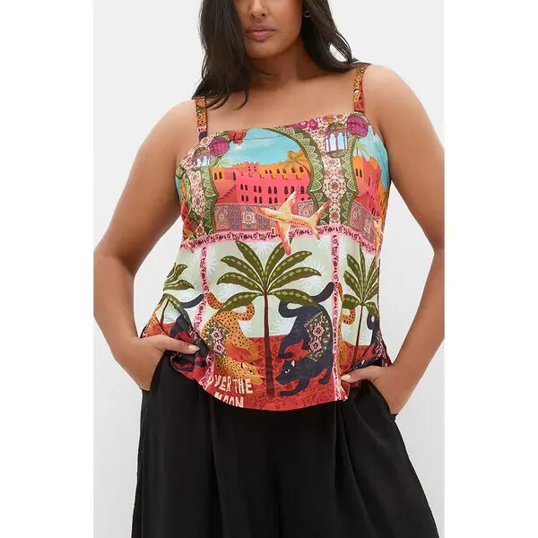 City Chic Capri Print Cami