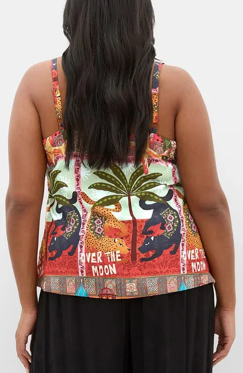 City Chic Capri Print Cami