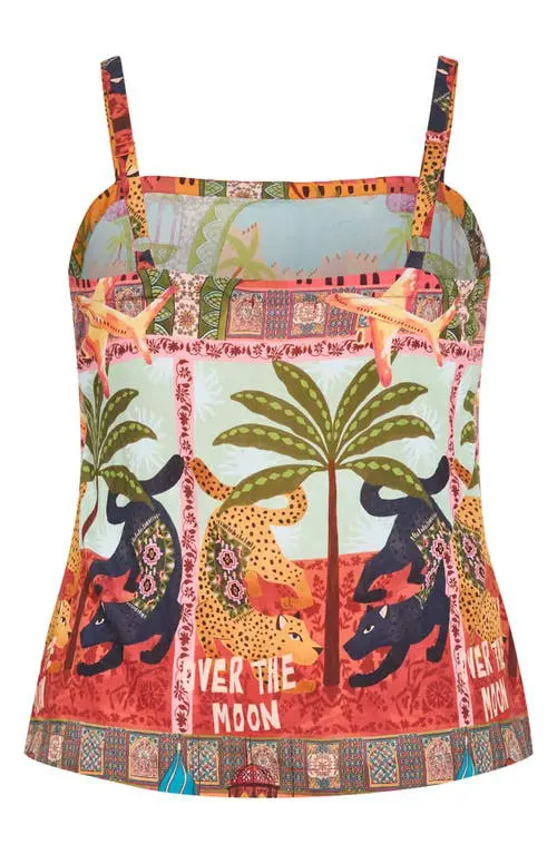 City Chic Capri Print Cami