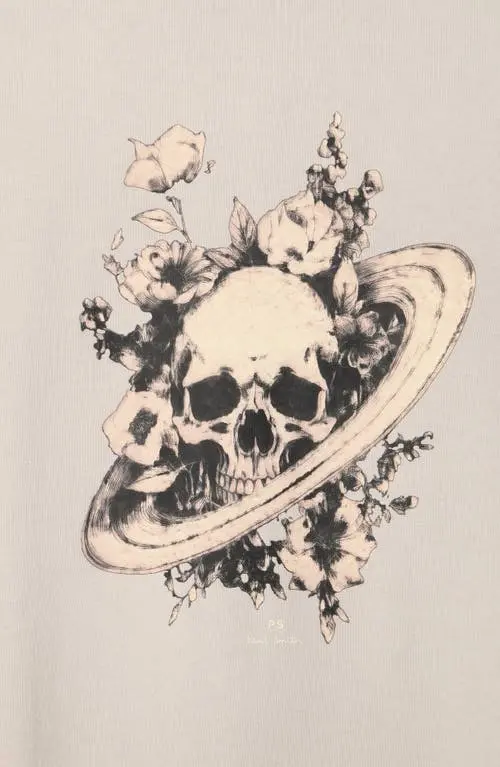 Paul Smith Skull Floral Graphic T-shirt