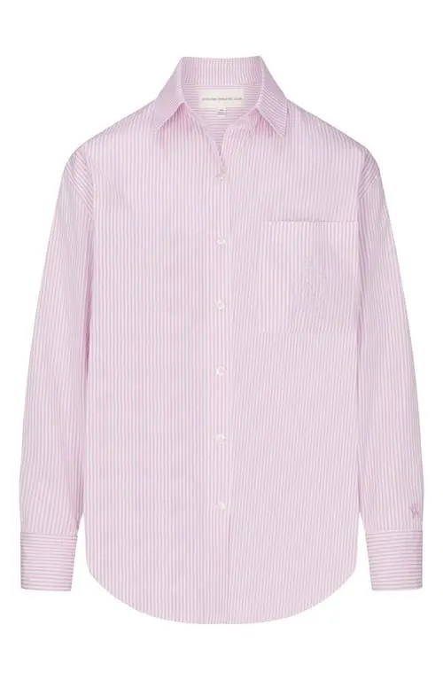 WILLIAMS ATHLETIC CLUB Savannah Striped Button-up Shirt - Pink Stripe