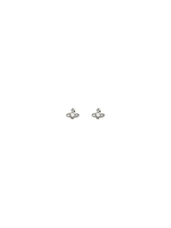 VIVIENNE WESTWOOD Nano Solitaire Earrings - Silver
