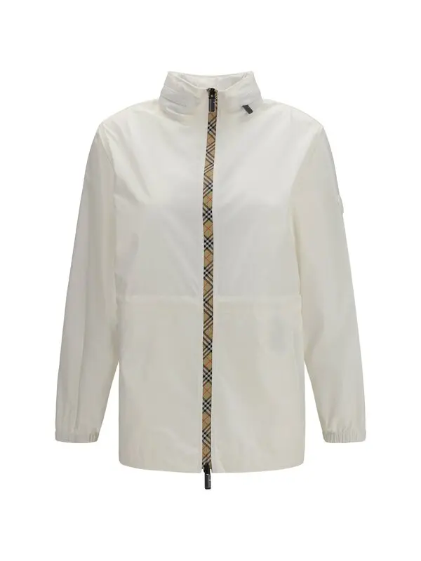 Burberry Blackpool Short Nylon Jacket - White