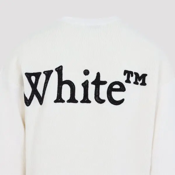 Off-White Bookish Shared Knit Crewneck - Multicolor