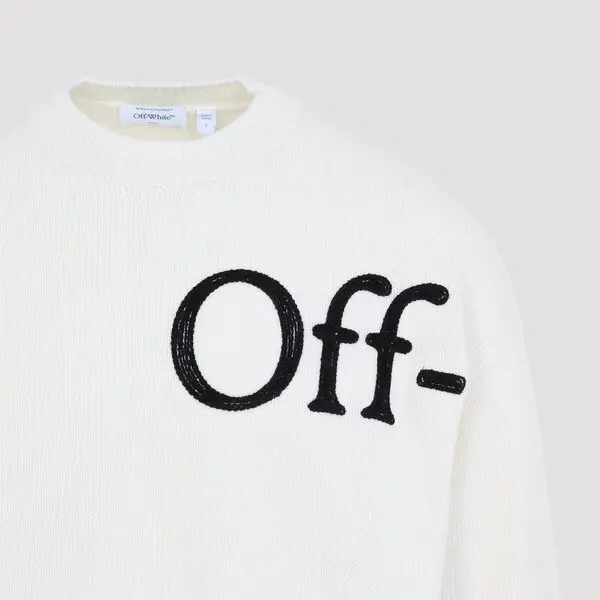 Off-White Bookish Shared Knit Crewneck - Multicolor