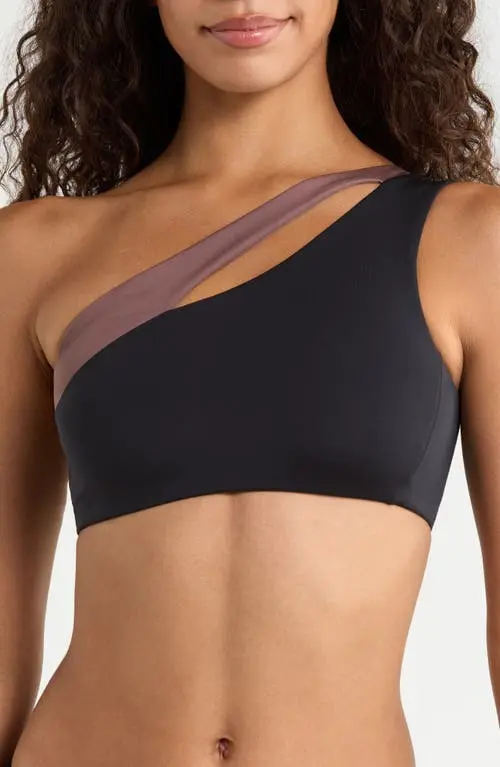 LEFT ON FRIDAY Playa One-shoulder Bikini Top