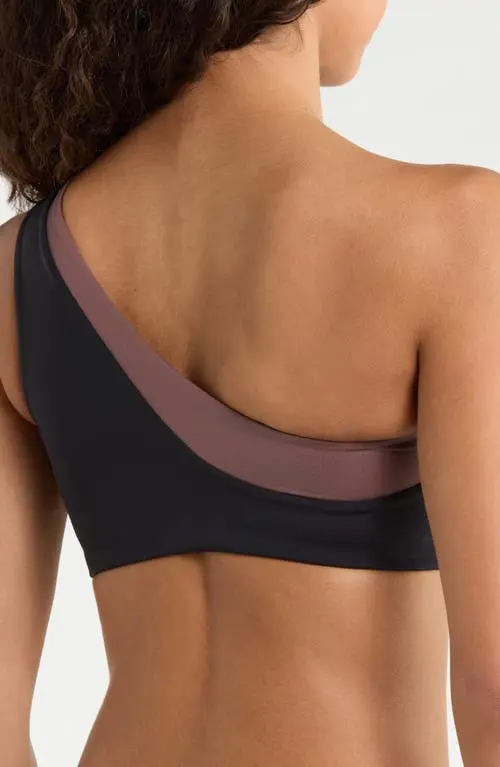 LEFT ON FRIDAY Playa One-shoulder Bikini Top