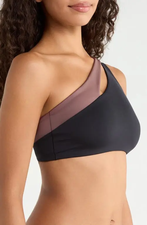 LEFT ON FRIDAY Playa One-shoulder Bikini Top