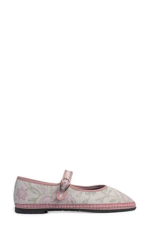 FLABELUS Camellia Mary Jane Flat Shoes
