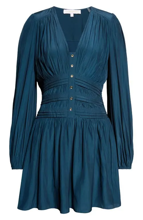 Ramy Brook Jules Pintuck Long Sleeve Dress