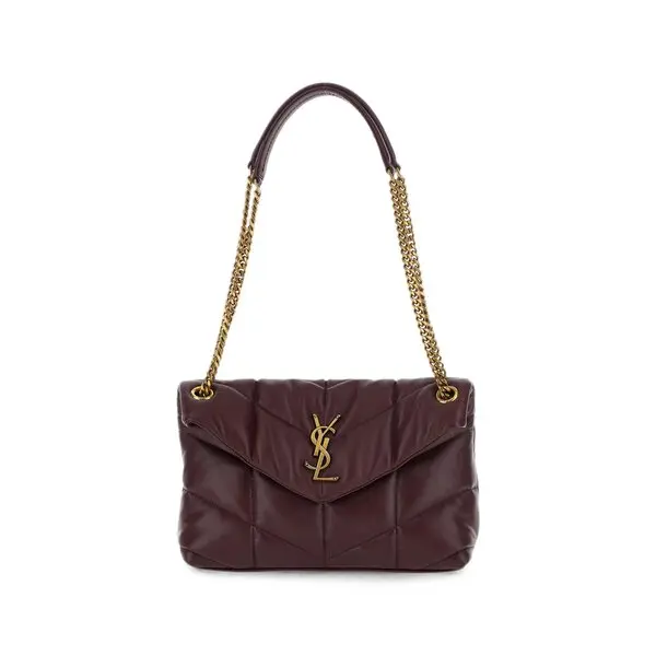 Saint Laurent Loulou Bag In Nappa Lambskin - Red