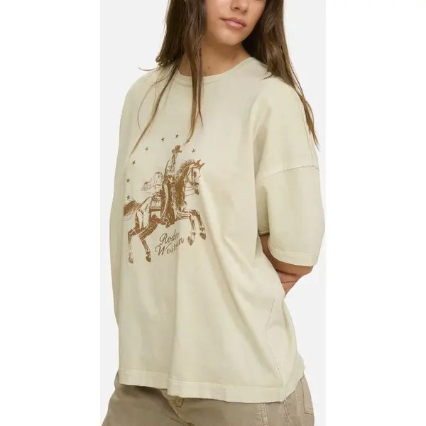 J.O.A. Rodeo Western Relaxed Cotton T-shirt