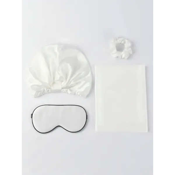 SILKSILKY 4-piece Mulberry Silk Set - White