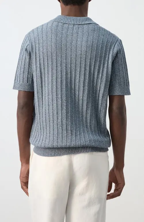 Mango Fine Knit Cotton Polo