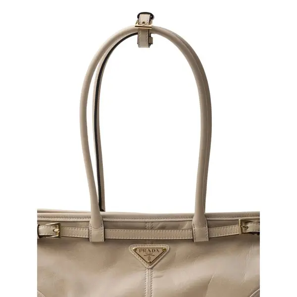 Prada Neutrals Tote Bags