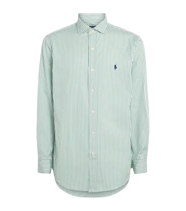 Polo Ralph Lauren Cotton Stripe Custom Fit Shirt