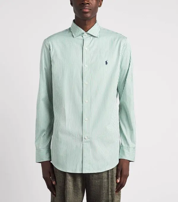 Polo Ralph Lauren Cotton Stripe Custom Fit Shirt