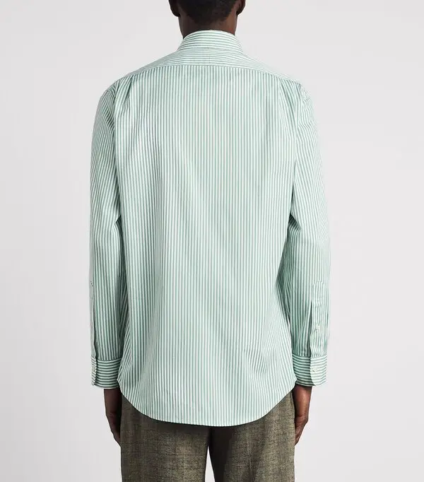 Polo Ralph Lauren Cotton Stripe Custom Fit Shirt