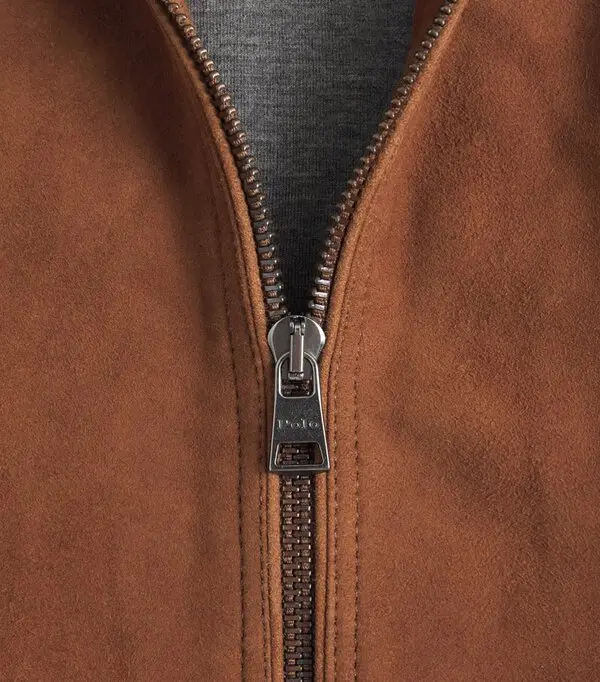 Polo Ralph Lauren Goat Suede Bomber Jacket