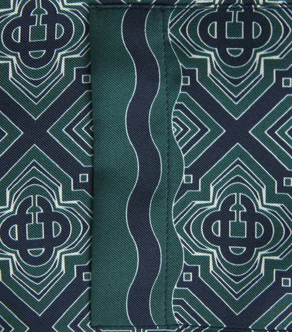 Casablanca Silk Radiating Monogram Shirt