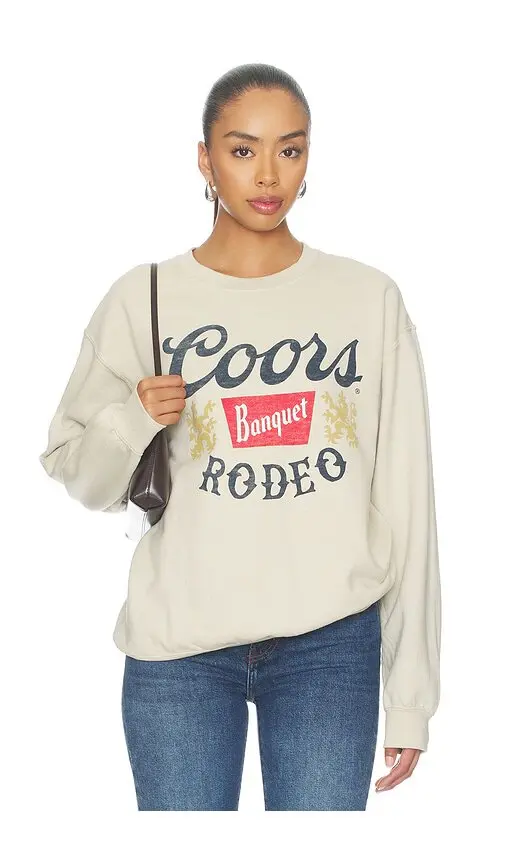 Junk Food Coors Banquet Rodeo Fleece - Sand