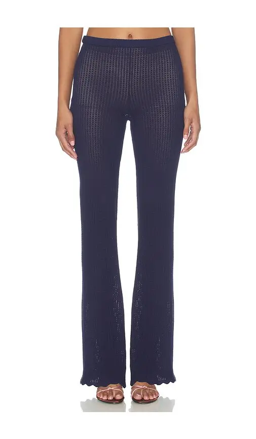 Majorelle Lucassia Textured Knit Flare Pants