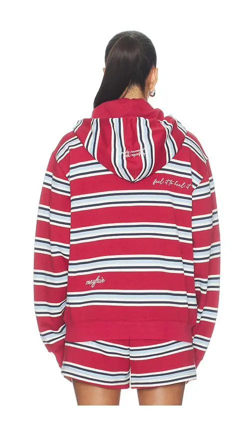 THE MAYFAIR GROUP The Mayfair Striped Hoodie