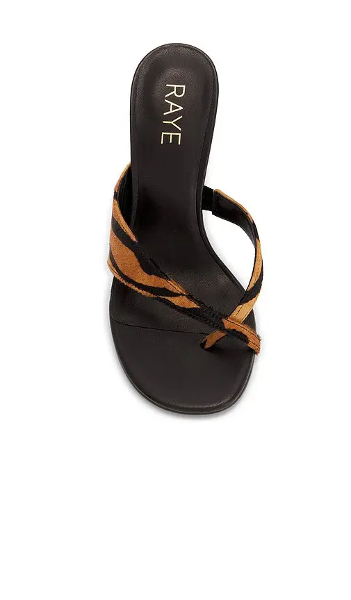 Raye Yoselin Sandal In Black & White