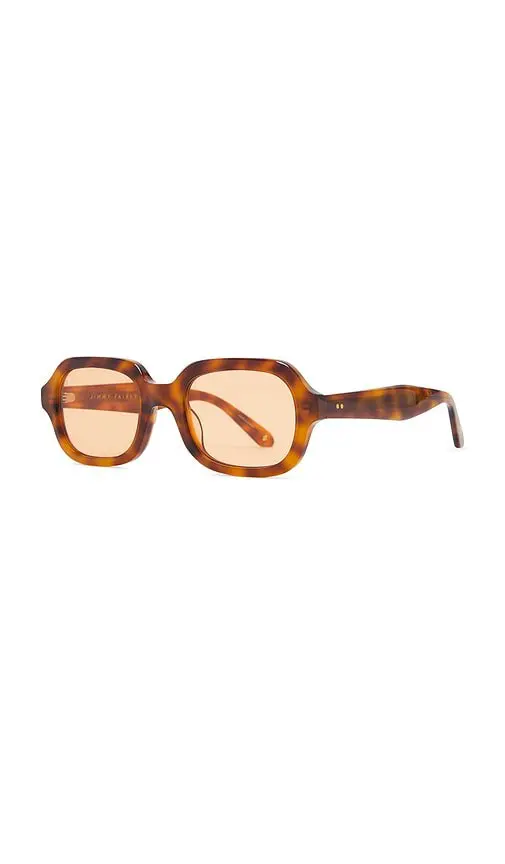 JIMMY FAIRLY Freja Sunglasses In Brown