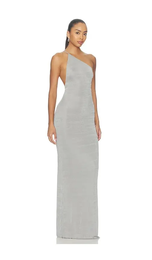 SEROYA Gabriella One-shoulder Maxi Dress