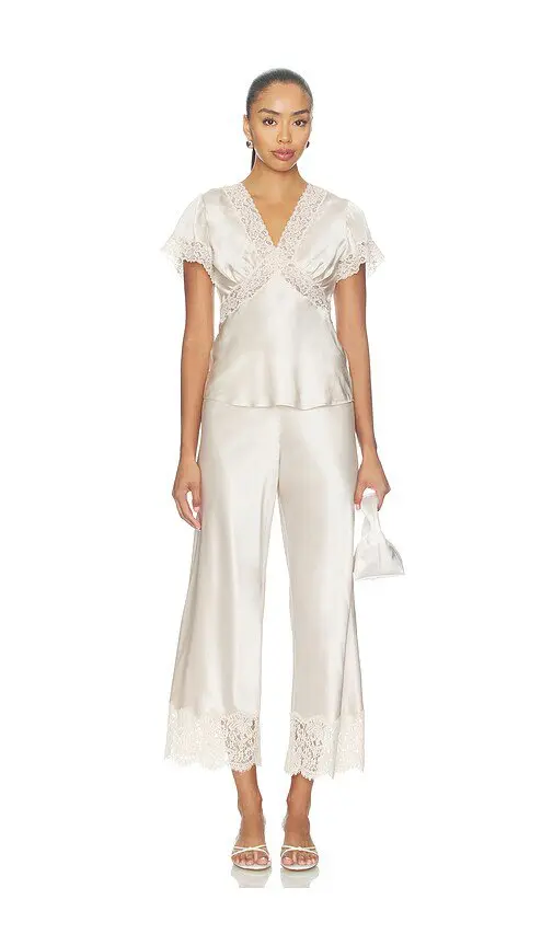 Cami Nyc Romola Silk And Lace Top