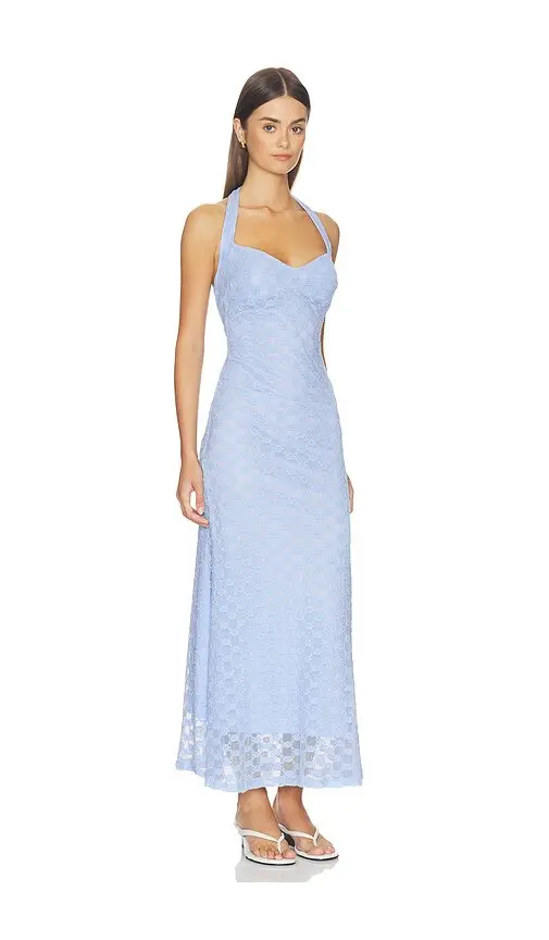 Bardot Mariko Halterneck Midi Dress