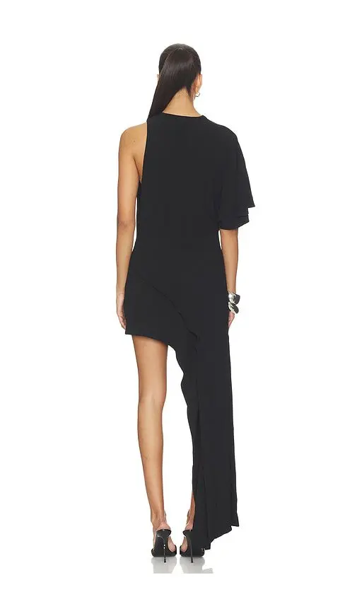 Bardot Halsey High Low Drape Dress