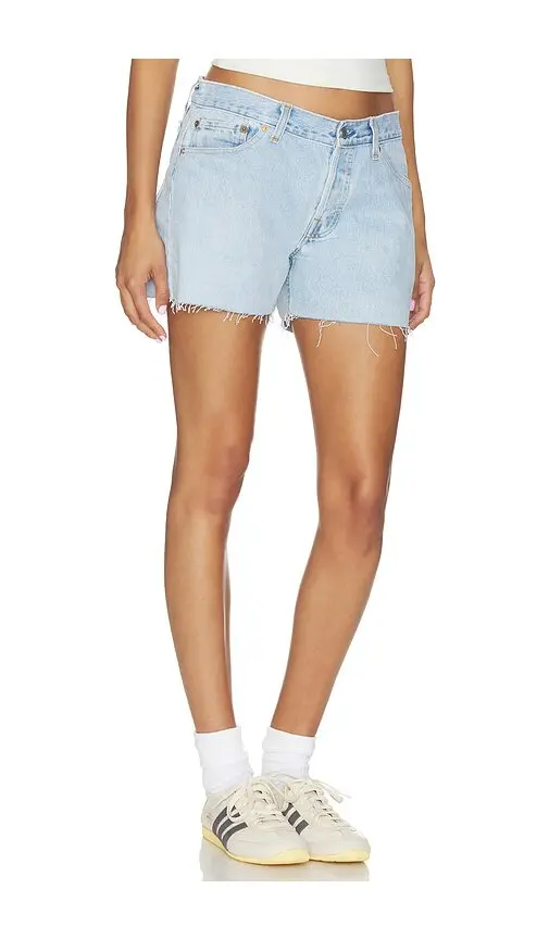 ALIGRACE 90s Low Waist Original Short In Blue