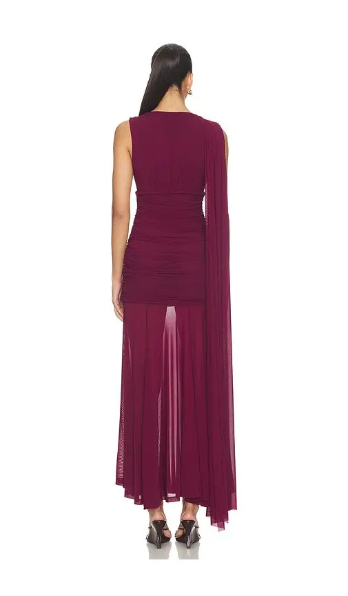 Bardot Alverie Mesh Maxi Dress