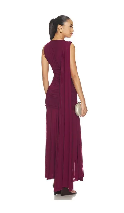 Bardot Alverie Mesh Maxi Dress