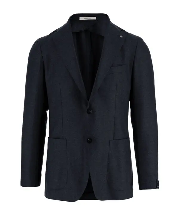 Tagliatore Single-breasted Patch-pocket Blazer