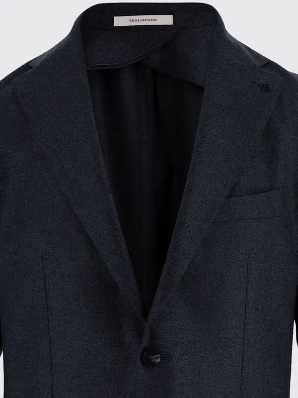 Tagliatore Single-breasted Patch-pocket Blazer