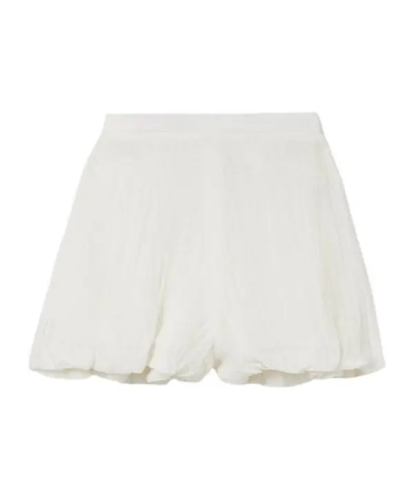 Lisa Marie Fernandez Linen-blend Gauze Shorts - White