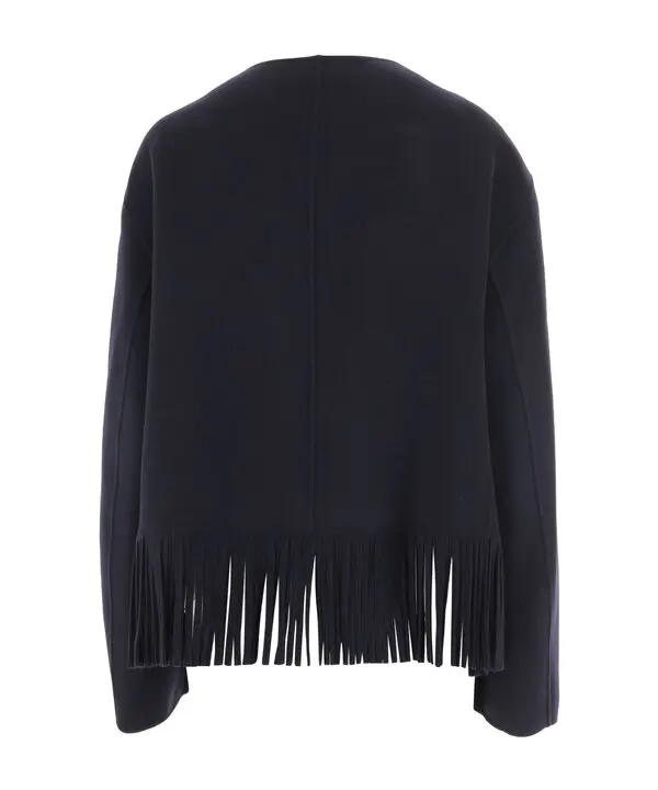 Carven Fringed Double-breasted Jacket