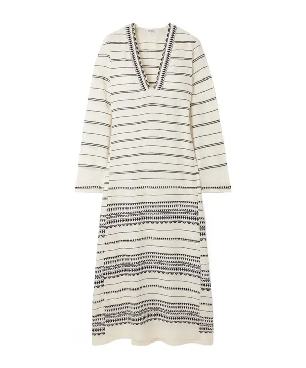 LEMLEM Embroidered Cotton Maxi Dress