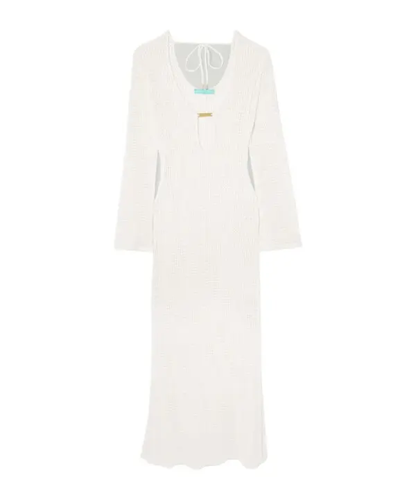 Melissa Odabash Casey Embellished Open-knit Coverup - No