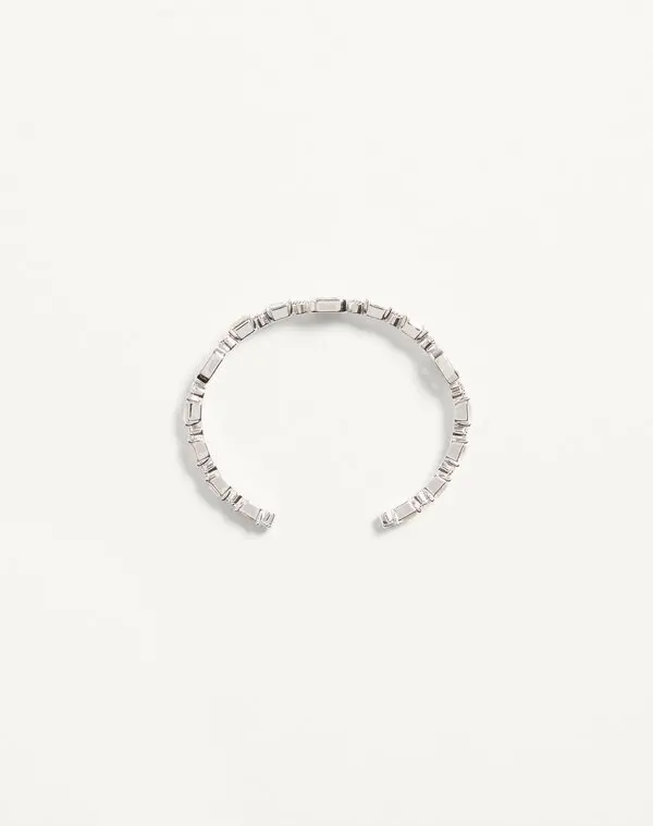 Valentino Garavani Ovalette Embellished Cuff Bracelet