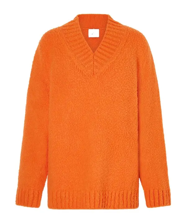 THE ELDER STATESMAN Sundance Brushed Cashmere Sweater