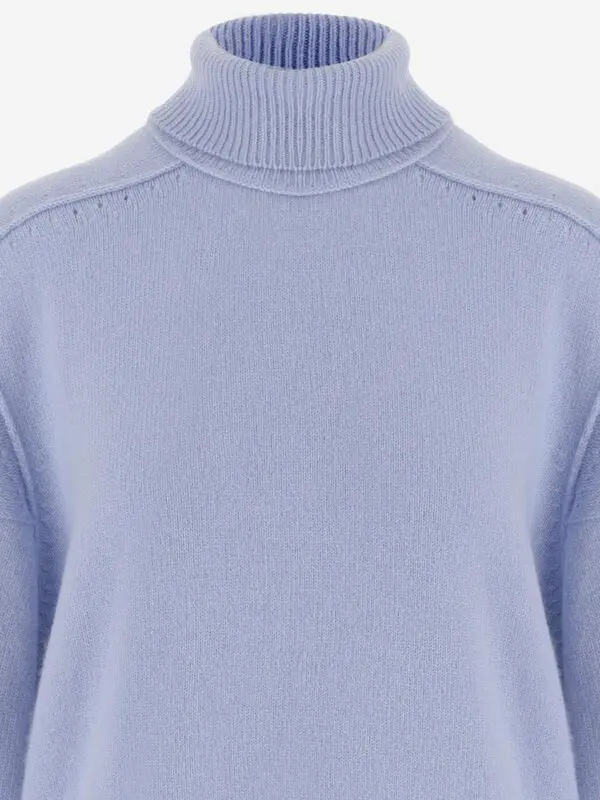 Carven Long-sleeve High-neck Sweater