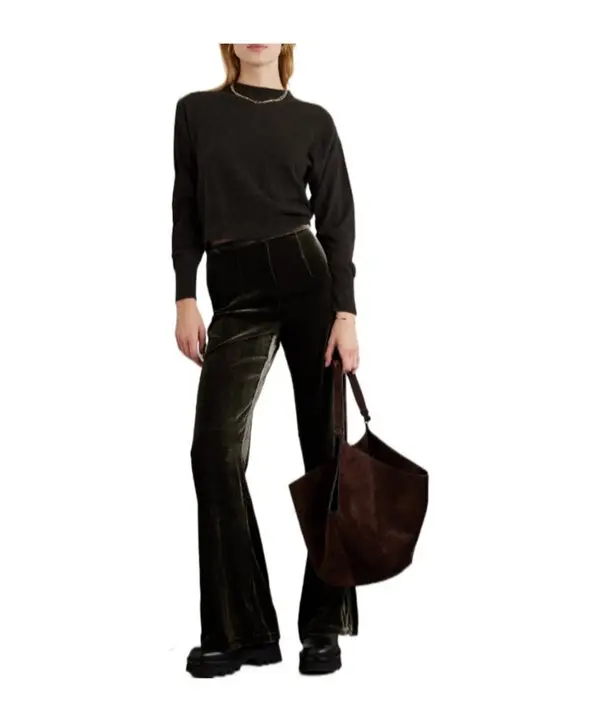 Le Kasha Velvet Wide-leg Pants