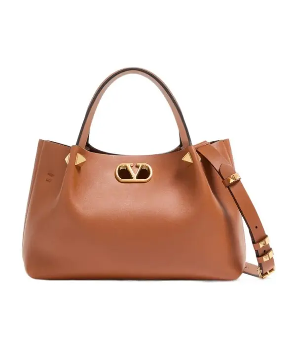 Valentino Garavani Small Soft Leather Shopping Bag